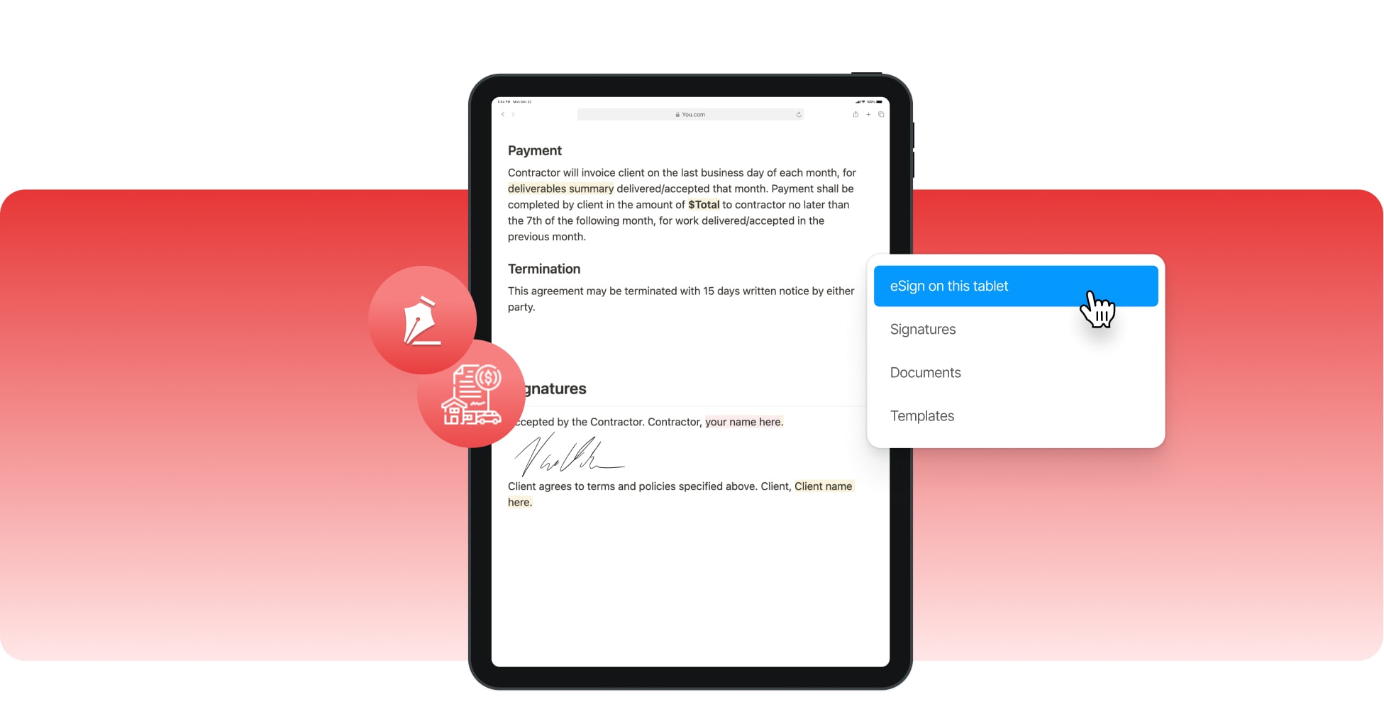 Sign Documents On Tablet (Free), the 100% faster way